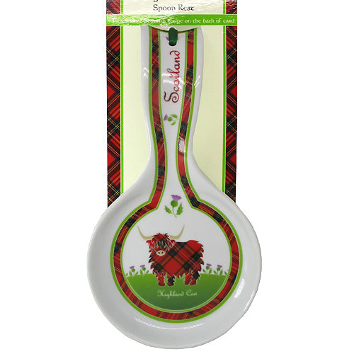 Highland Cow Spoon Rest | Scottish Coo Cow Spoon Holder – Celtic Bling